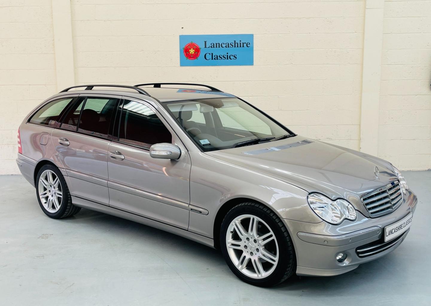 Mercedes C200k Elegance SE Estate from Lancashire Classics